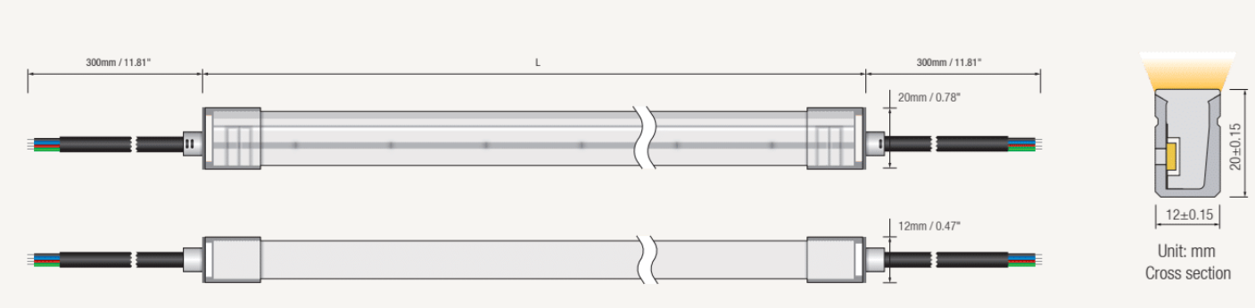Glopro Neon Light 1220 - Lightcore